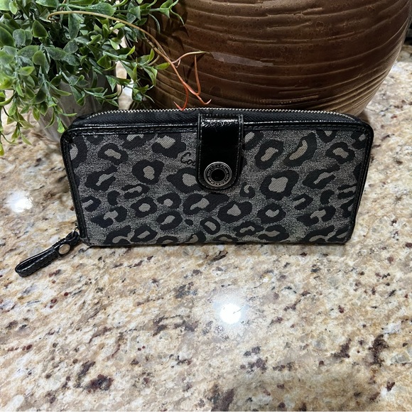 Coach | Bags | Coach Ocelot Leopard Print Zip Bifold Wallet | Poshmark